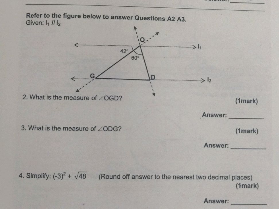 Refer to the figure below to answer | StudyX