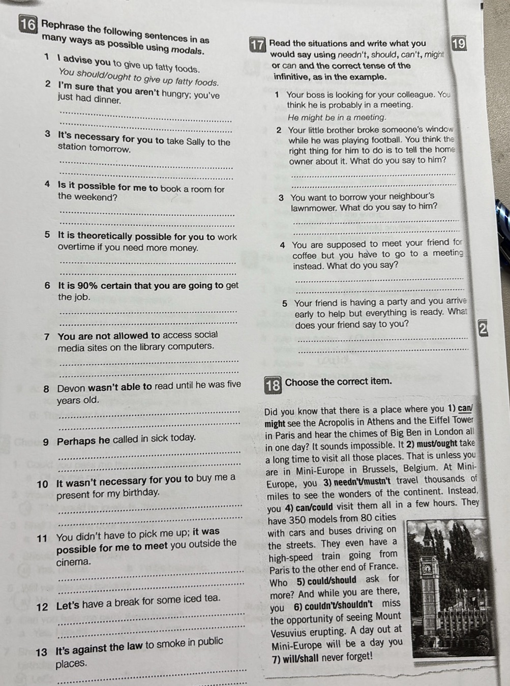 16 Rephrase the following sentences in as | StudyX