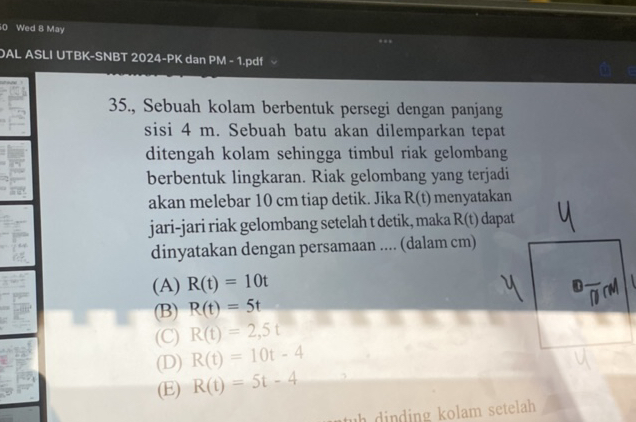 Wed 8 May AL ASLI UTBK-SNBT 2024-PK dan PM | StudyX