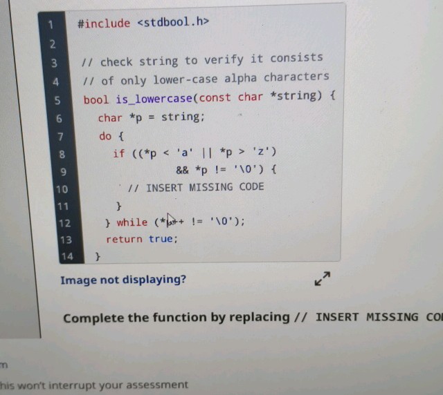 1 include 2 3 4 // check string to verify | StudyX
