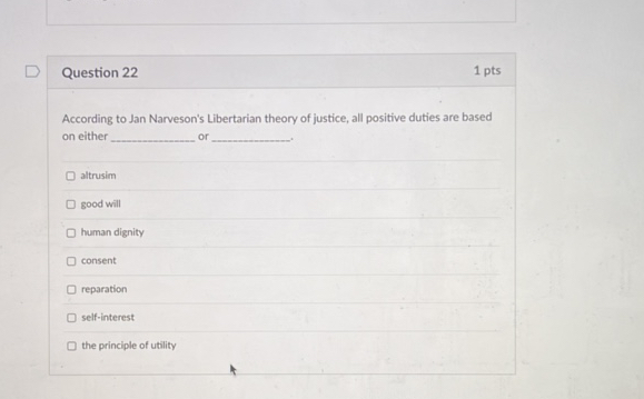 Question 22 1 pts According to Jan | StudyX