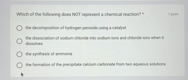 Which of the following does NOT represent a | StudyX