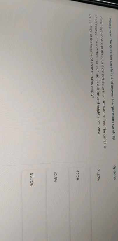 Please read the question carefully and | StudyX