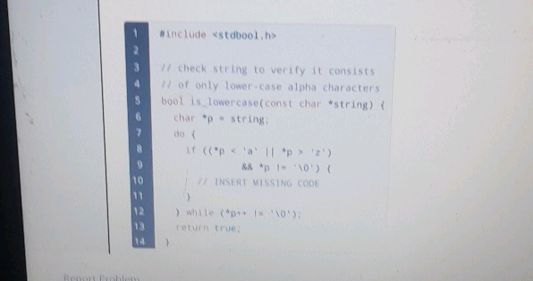 1 Ainclude 2 3 /1/ heck string to verify it | StudyX