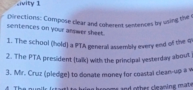 Directions Compose clear and coherent | StudyX