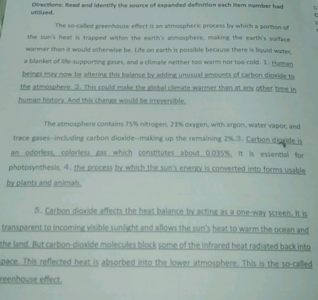 Directions Read and identify the source of | StudyX