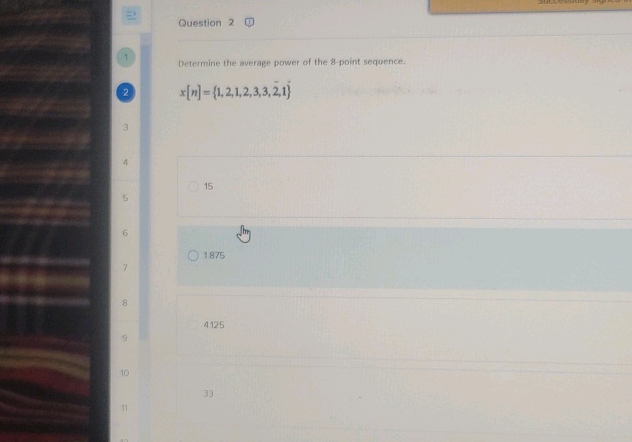Question 2 1 Determine the average power of | StudyX