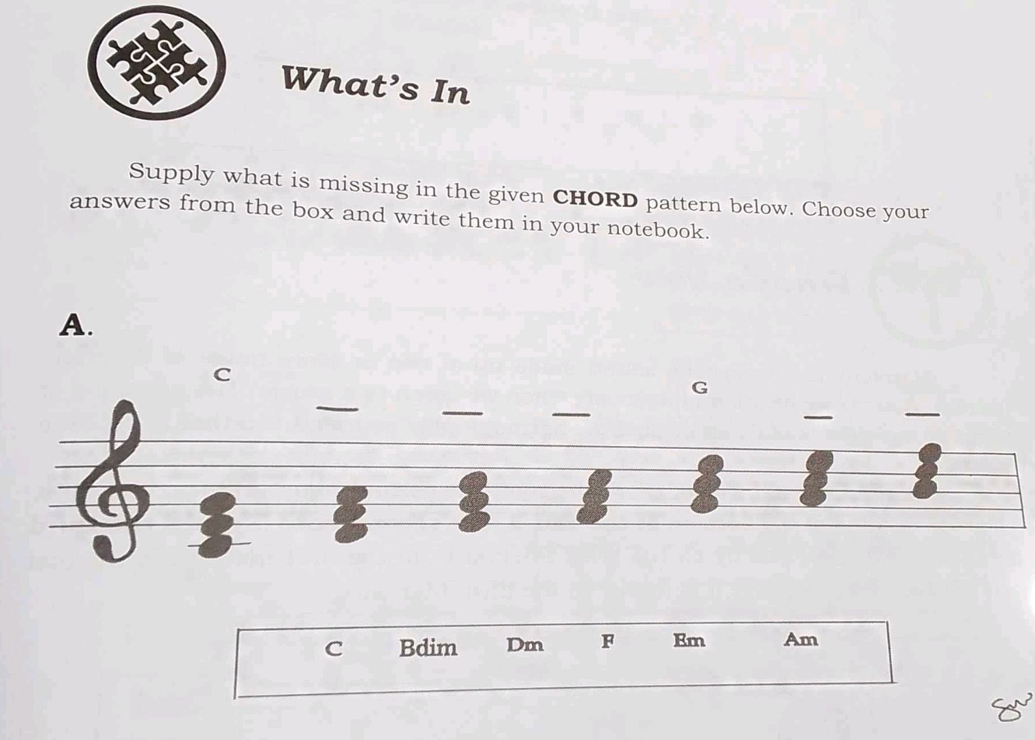 Whats In Supply what is missing in the | StudyX