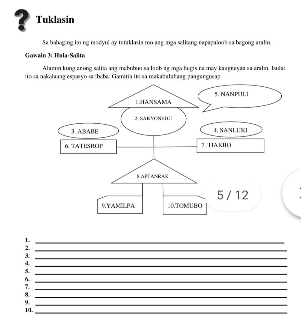 9 Tuklasin Sa bahaging ito ng modyul ay | StudyX