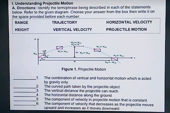 I Understanding Projectile Motion A | StudyX