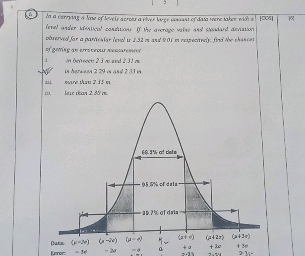 5 In a carning a line of levels acrass a | StudyX
