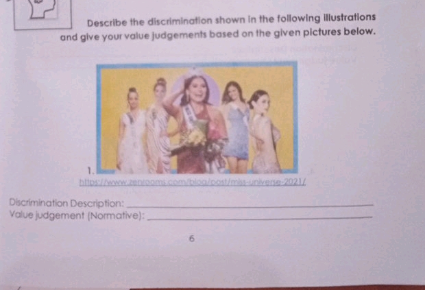 Describe the discrimination shown in the | StudyX