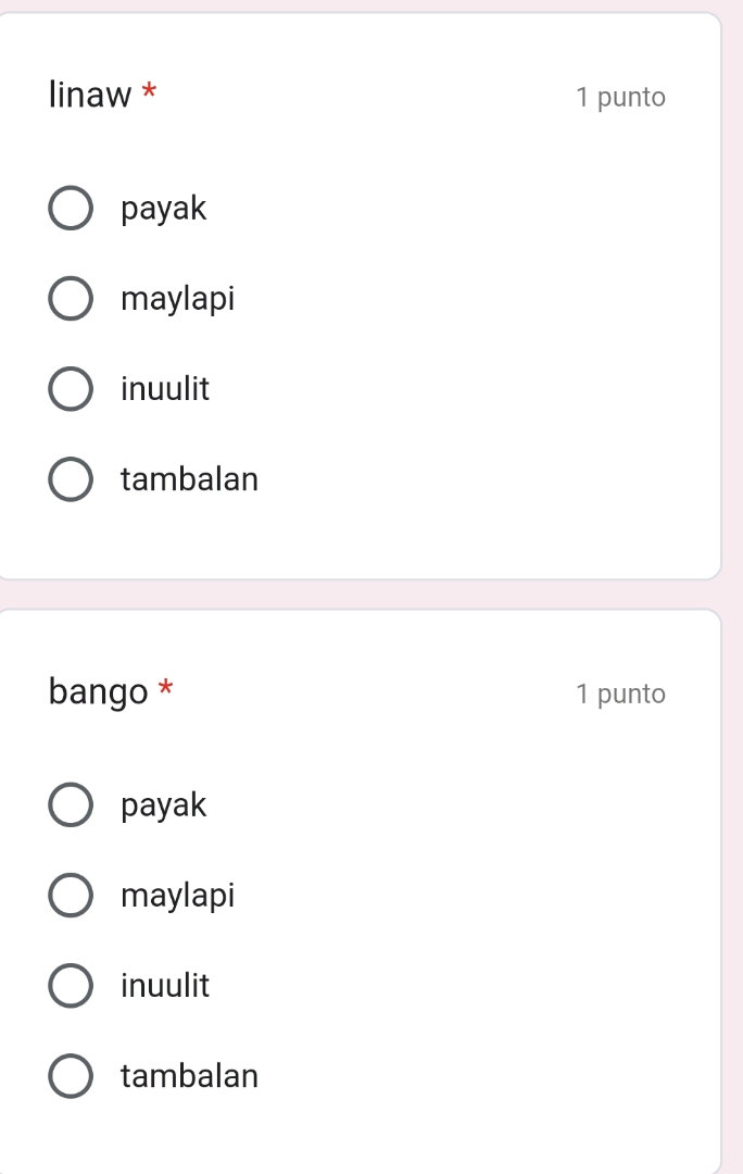 linaw 1 punto payak maylapi inuulit | StudyX