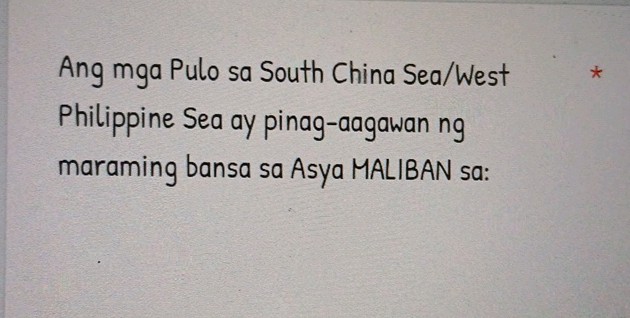 Ang mga Pulo sa South China Sea/West | StudyX