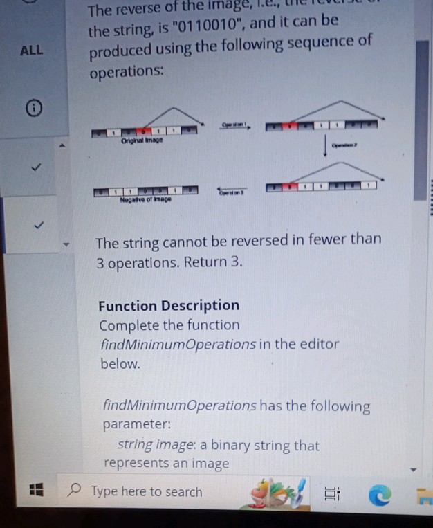 The reverse of the image ie the string is | StudyX