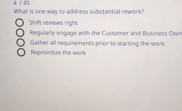 4 / 45 What is one way to address | StudyX