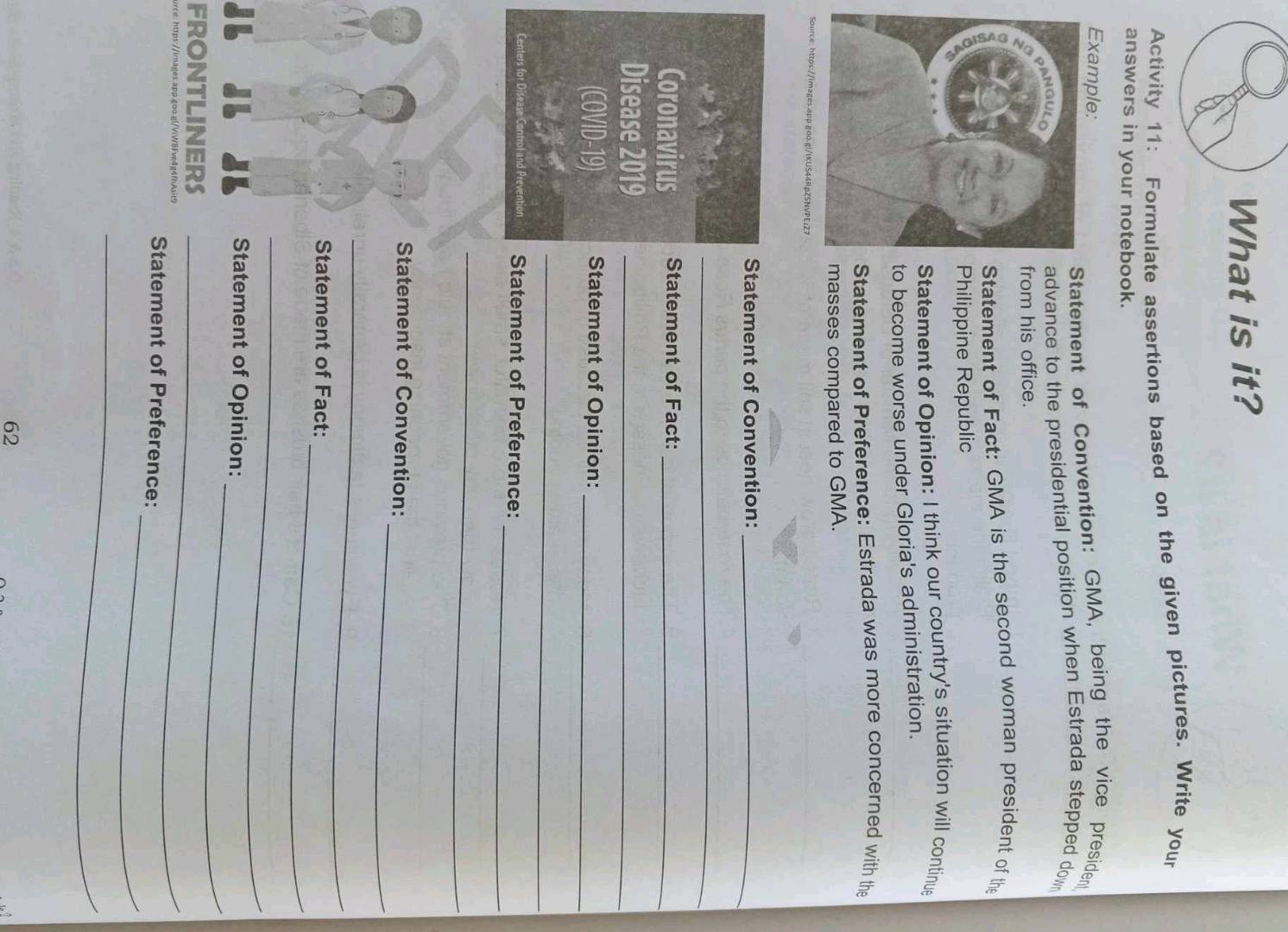 What is it Activity 11 Formulate assertions | StudyX