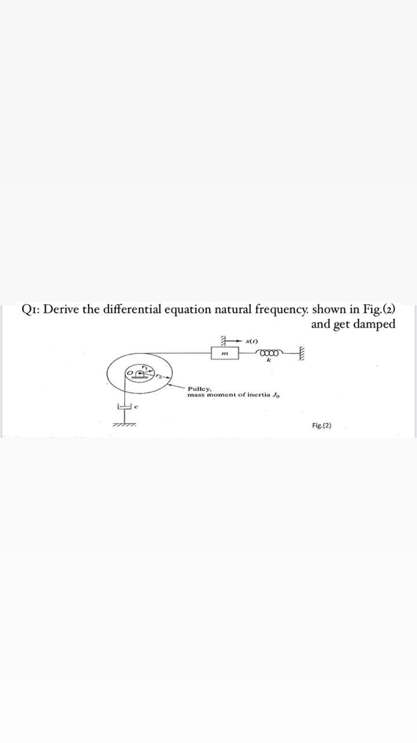 QI Derive the differential equation natural | StudyX