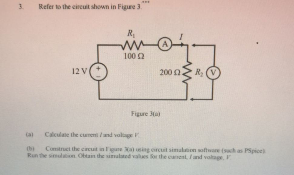 3 Refer to the circuit shown in Figure 3 | StudyX