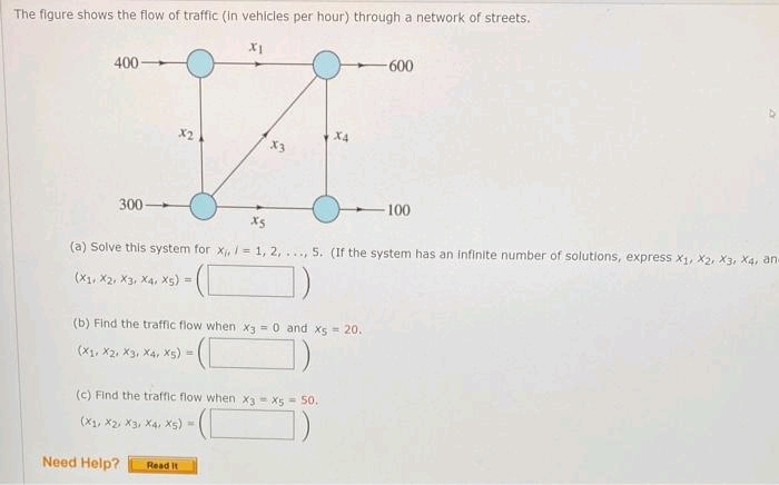 The figure shows the flow of traffic (in | StudyX