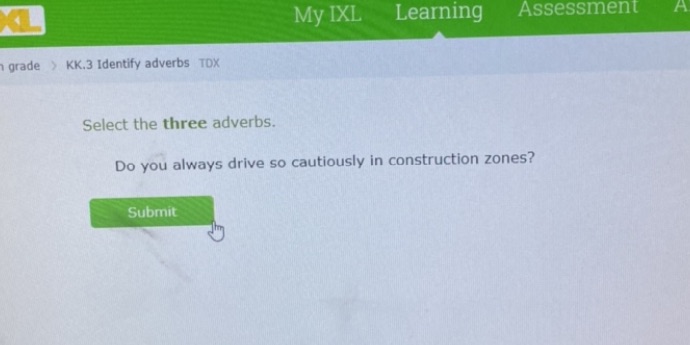 My IXL Learning Assessment grade KK 3 | StudyX