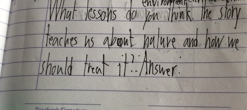 What lessons do you think the story teaches | StudyX