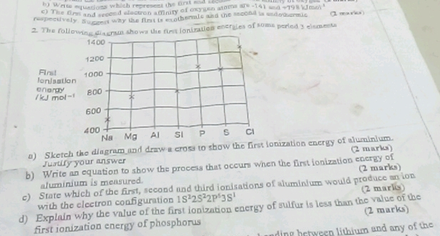 2 The following diagram shows the first | StudyX