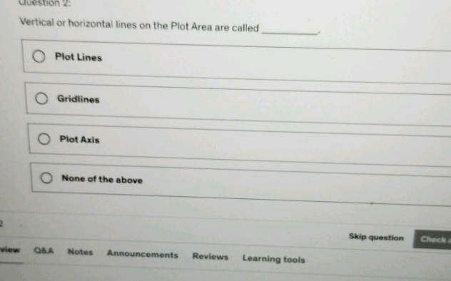 Vertical or horizontal lines on the Plot | StudyX