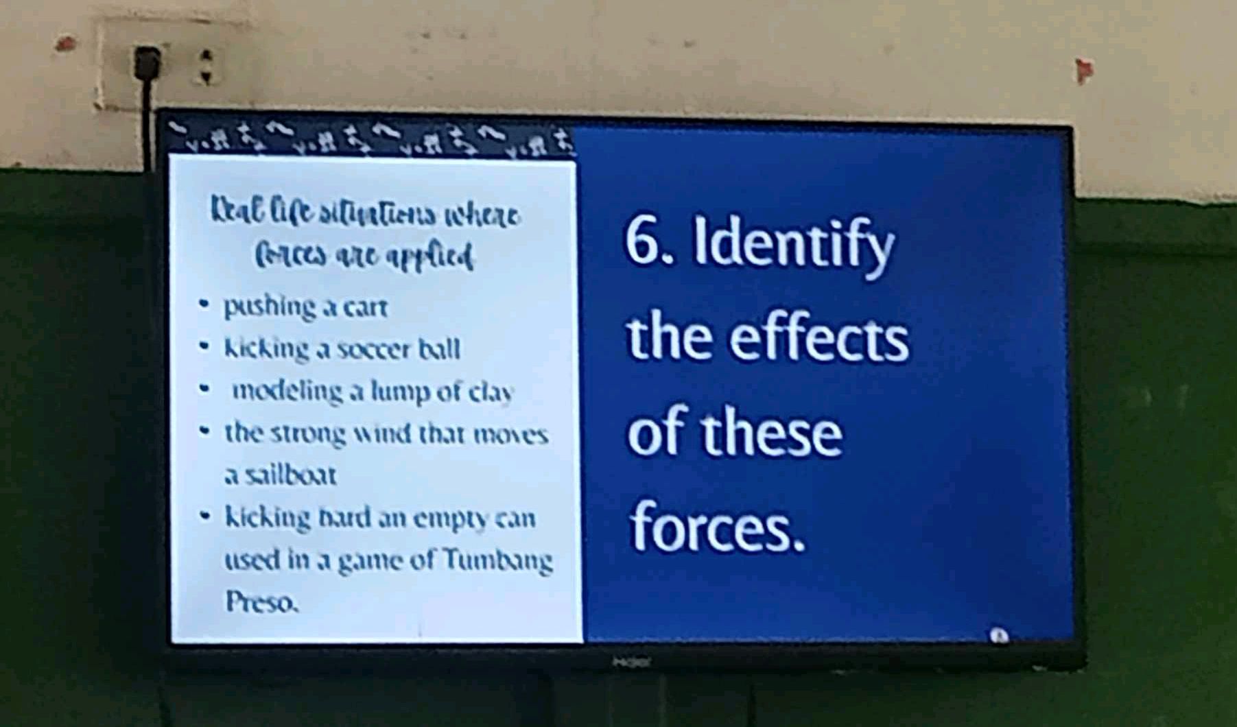 Real life situations where forces are | StudyX