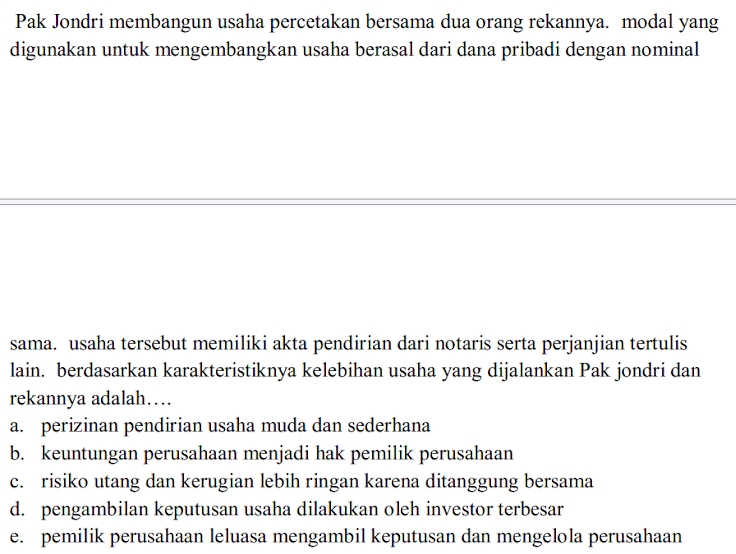 Pak Jondri membangun usaha percetakan | StudyX