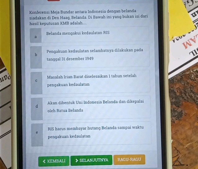Konferensi Meja Bundar antara Indonesia | StudyX