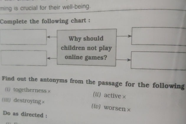 Complete the following chart Why should | StudyX