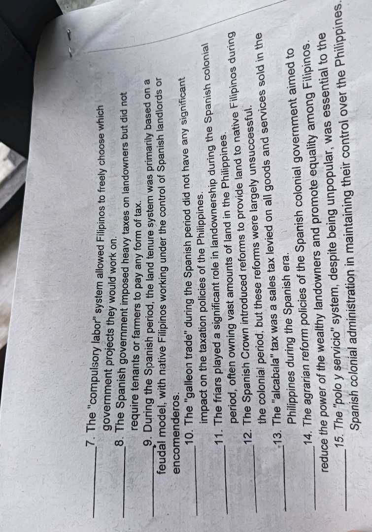 7 The compulsory labor system allowed | StudyX