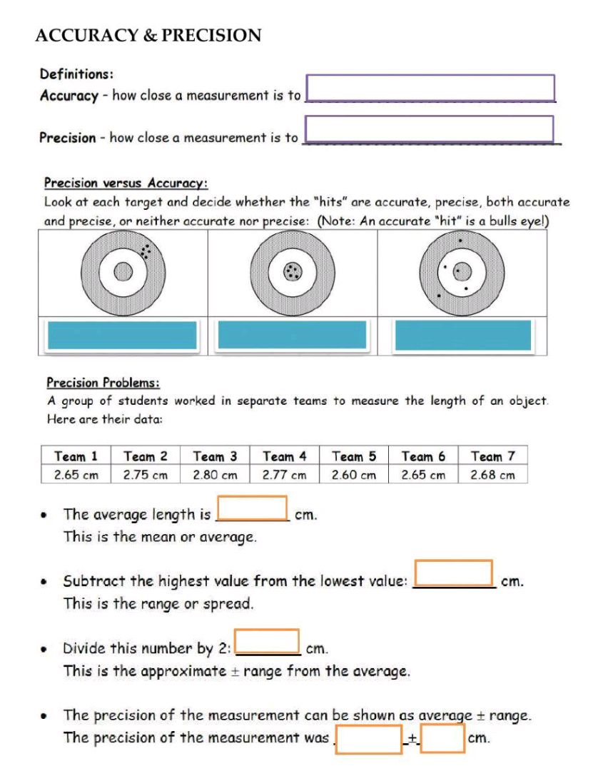 ACCURACY PRECISIONDefinitionsAccuracy - how | StudyX