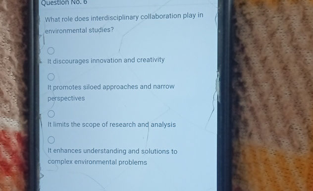 Question No 6 What role does | StudyX