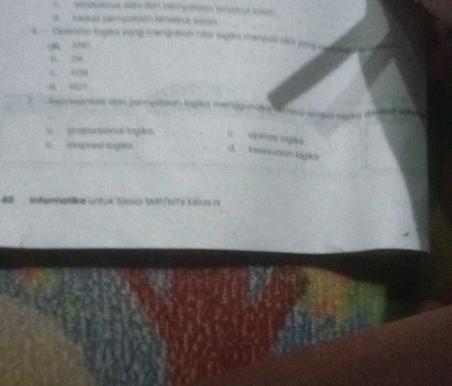 7 Representasi dan perhitungan logika | StudyX