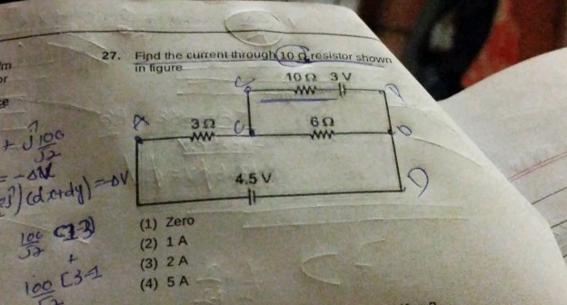 27 Find the current through 10 resistor | StudyX