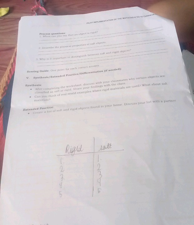 PILOT IMPLEMENTATION OF THE MATATAG K TO 10 | StudyX