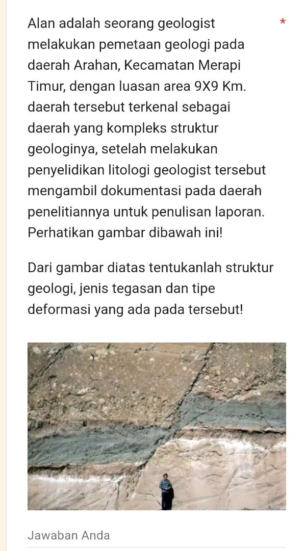 Alan adalah seorang geologist melakukan | StudyX