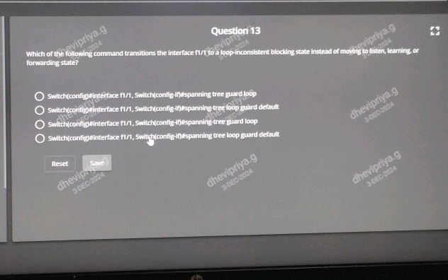 Which of the following command transitions | StudyX