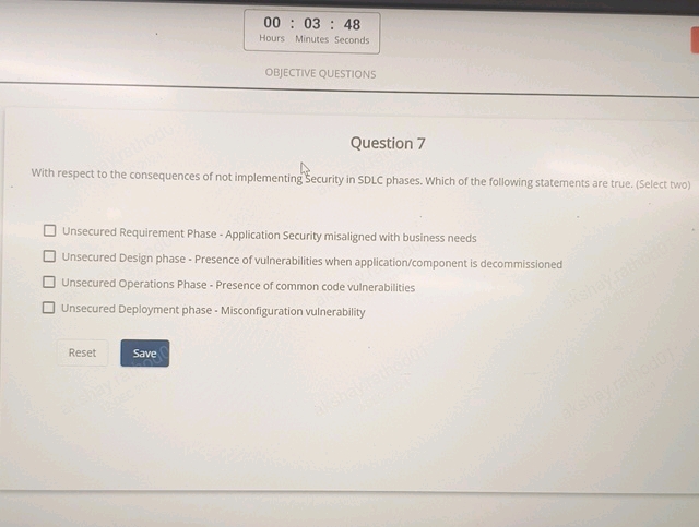 Question 7 With respect to the consequences | StudyX