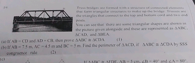 Truss bridges are formed with a structure of | StudyX