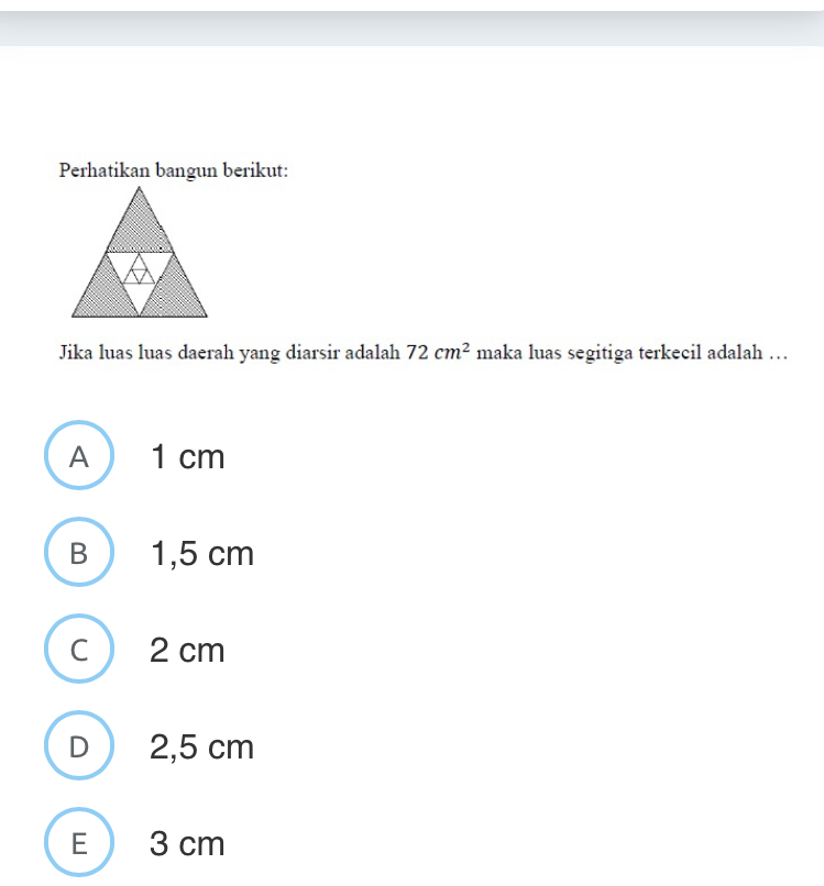 Perhatikan bangun berikut Jika luas luas | StudyX