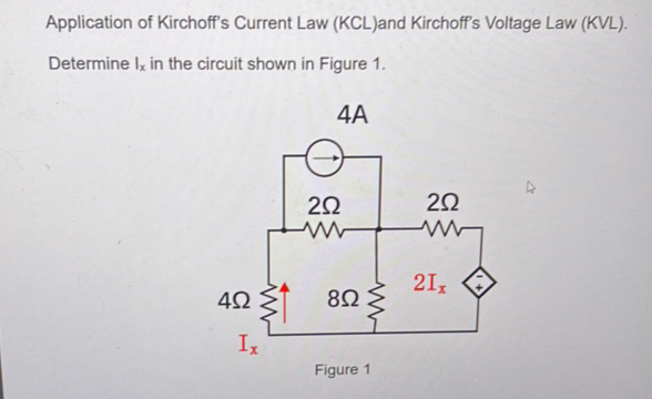 Application of Kirchoffs Current Law | StudyX