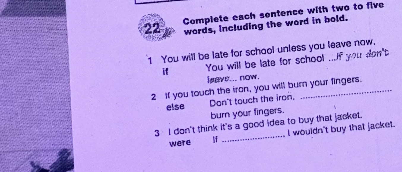 22 Complete each sentence with two to five | StudyX