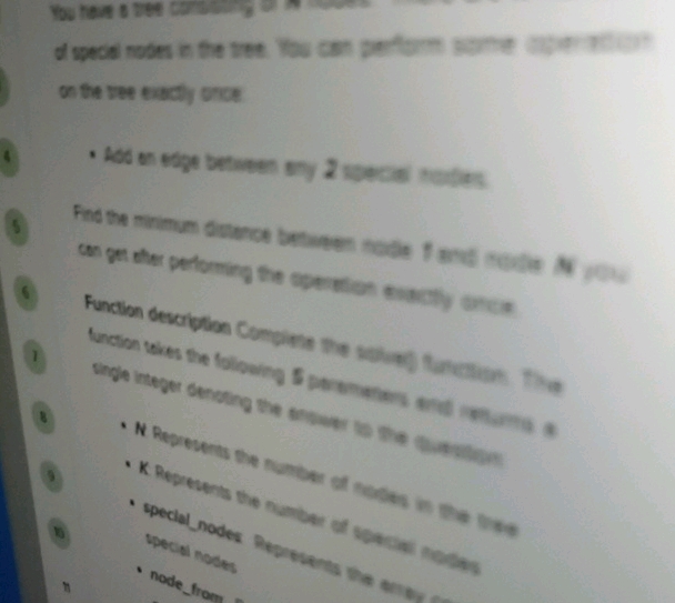 You have a tree consisting of special nodes | StudyX