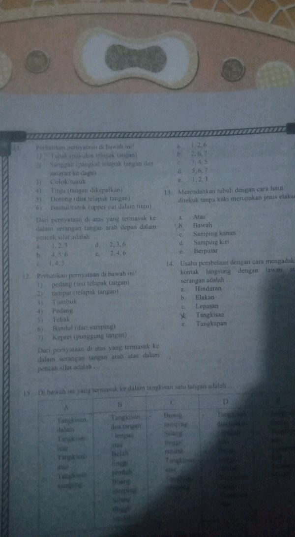 Perhatikan pernyataan di bawah ini 1) Tepuk | StudyX