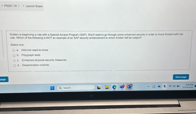 Kristen is beginning a role with a Special | StudyX