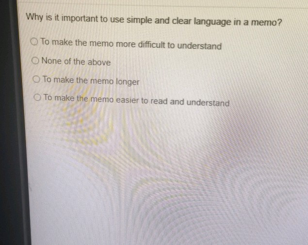 Why is it important to use simple and clear | StudyX