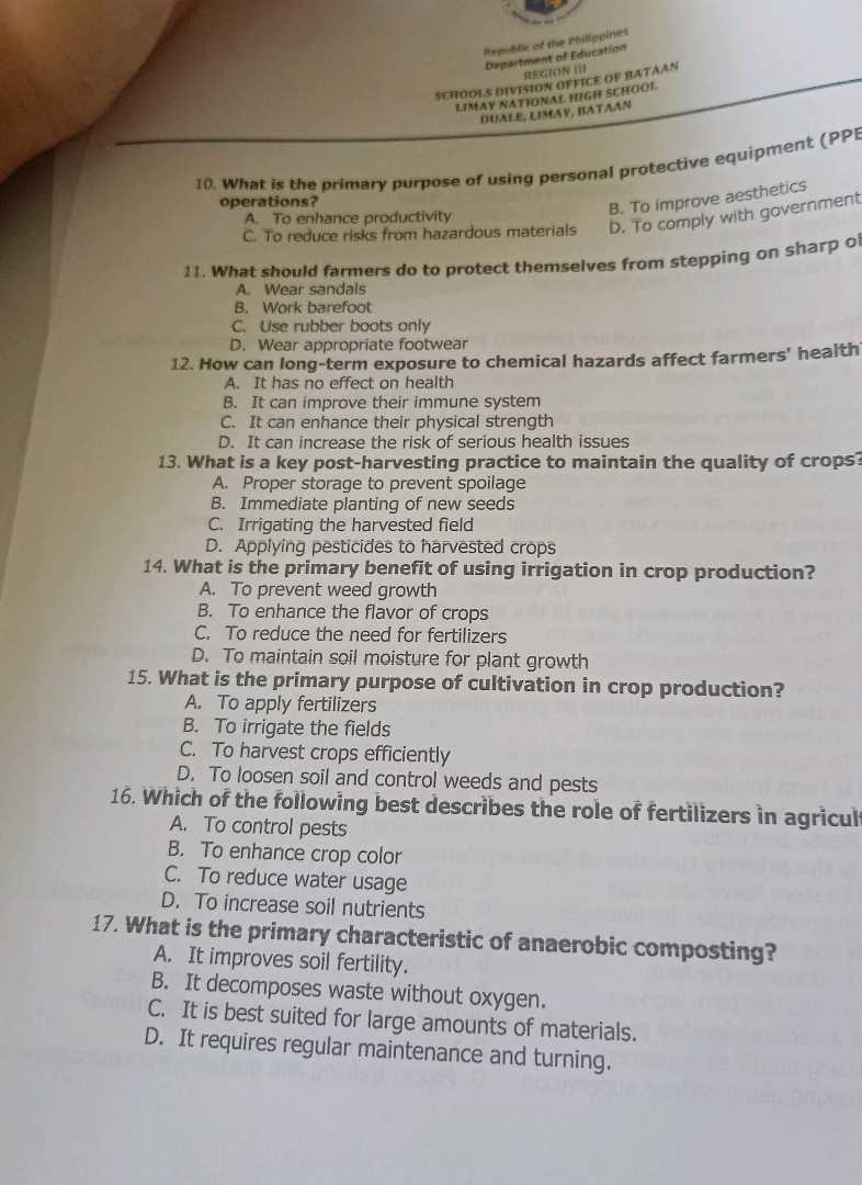 10 What is the primary purpose of using | StudyX